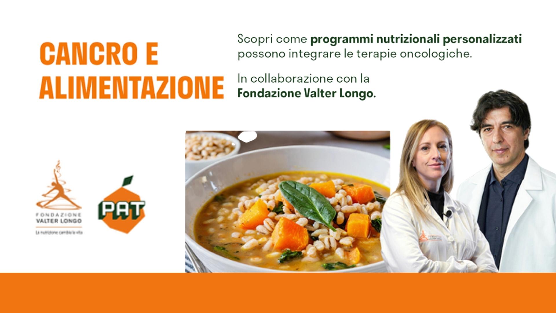CORSO CANCRO e ALIMENTAZIONE - Fondazione Valter Longo Onlus